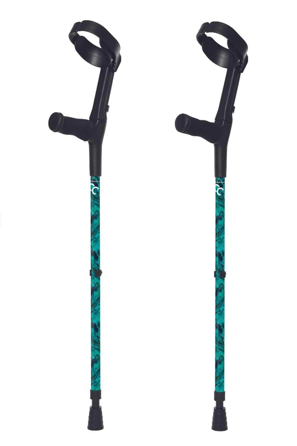 Green Walking Sticks | Green Crutches & Walking Aids – Cool Crutches