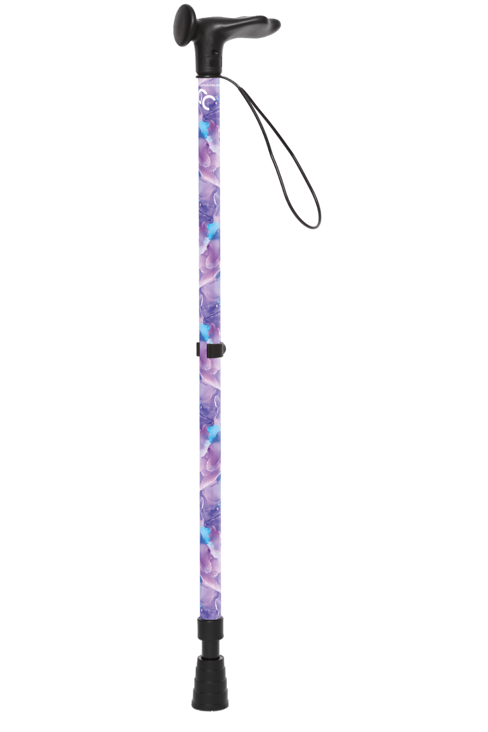 Lavender Haze Walking Stick | Spring Mobility Aids | Cool Crutches