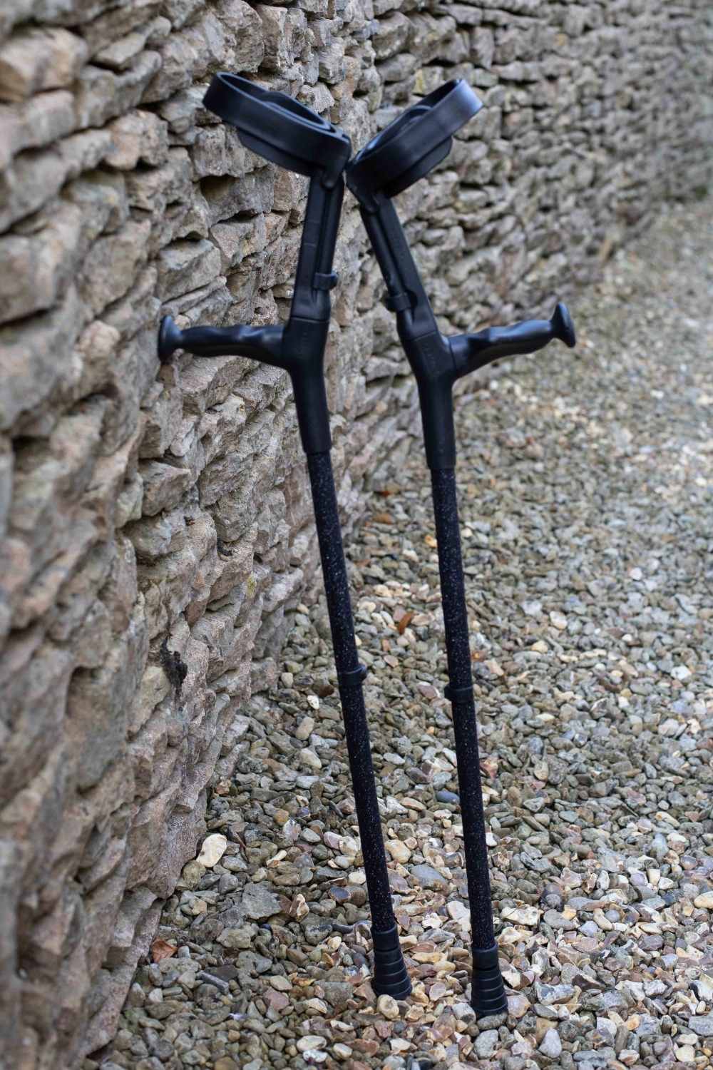 Black Glitter Crutches | Sparkly Crutches | Cool Crutches