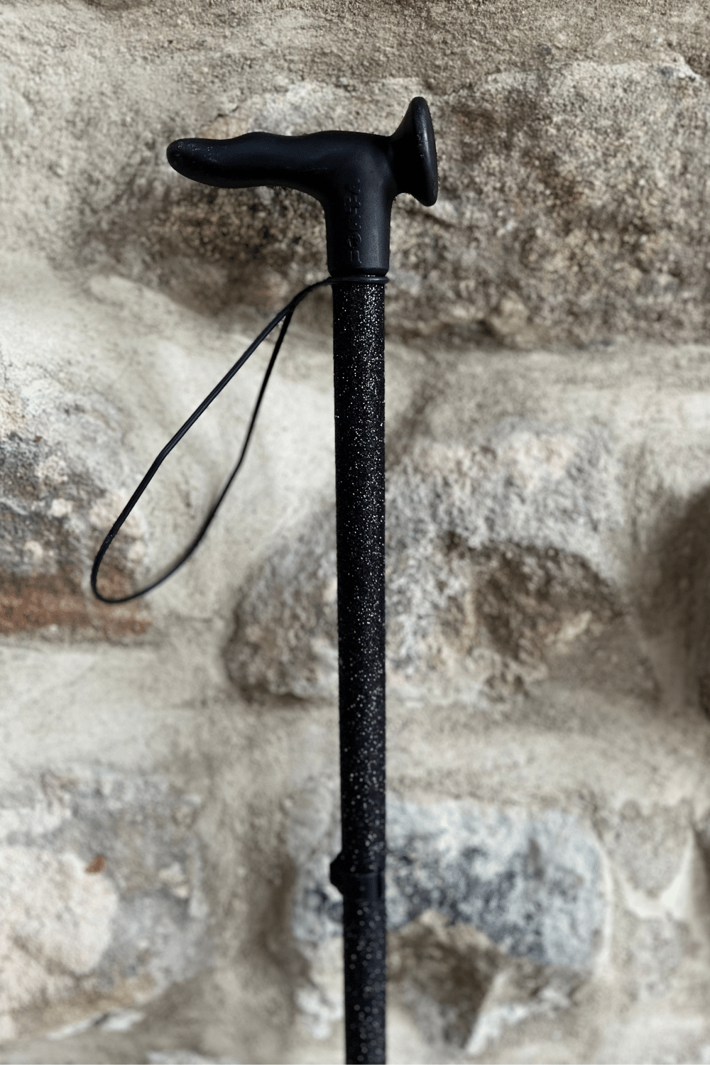 Black Glitter | Sparkly Walking Sticks | Cool Crutches