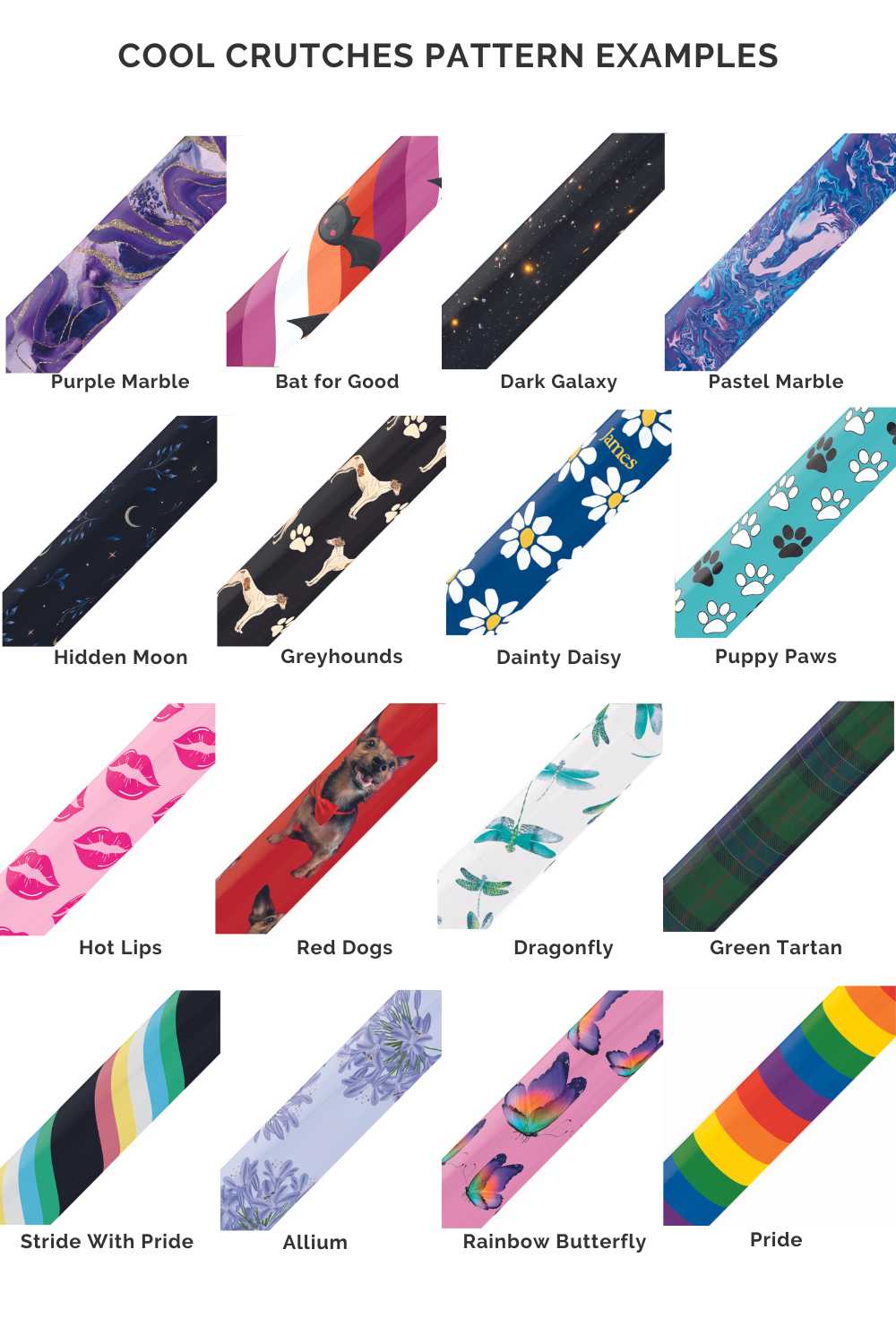 Custom Crutches | Design Your Own Personalised Crutches UK – Cool Crutches