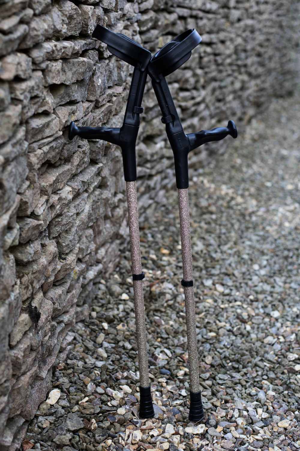 Gold Glitter Crutches | Bling Crutches | Cool Crutches