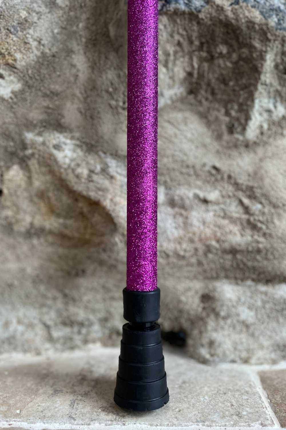 Pink Glitter Walking Aids | Stylish Mobility Accessories – Cool Crutches